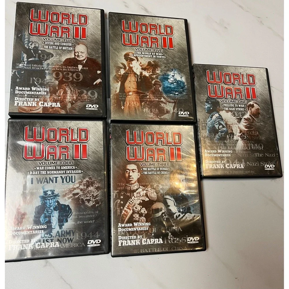Media | World War Ii Dvd 5 Pack Documentary Set Frank Capra Madacy ...